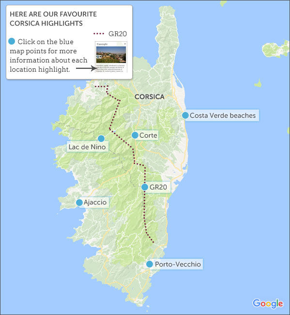 Corsica travel guide. Helping Dreamers Do