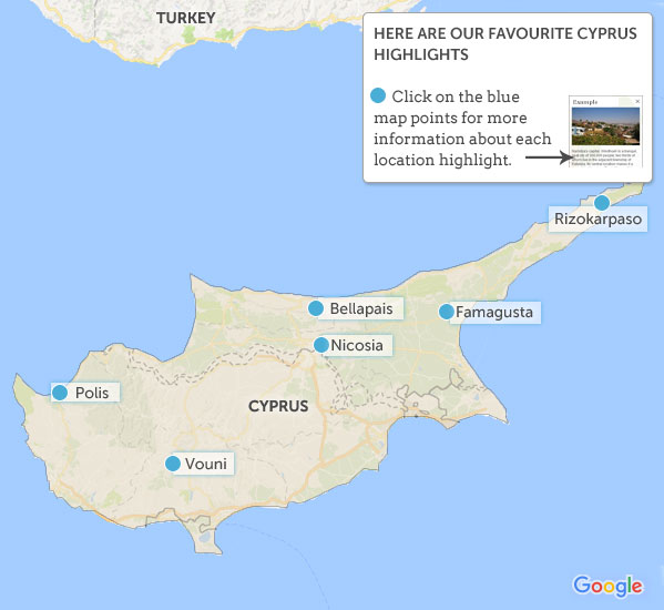 Cyprus travel guide. Responsible travel guide to Cyprus