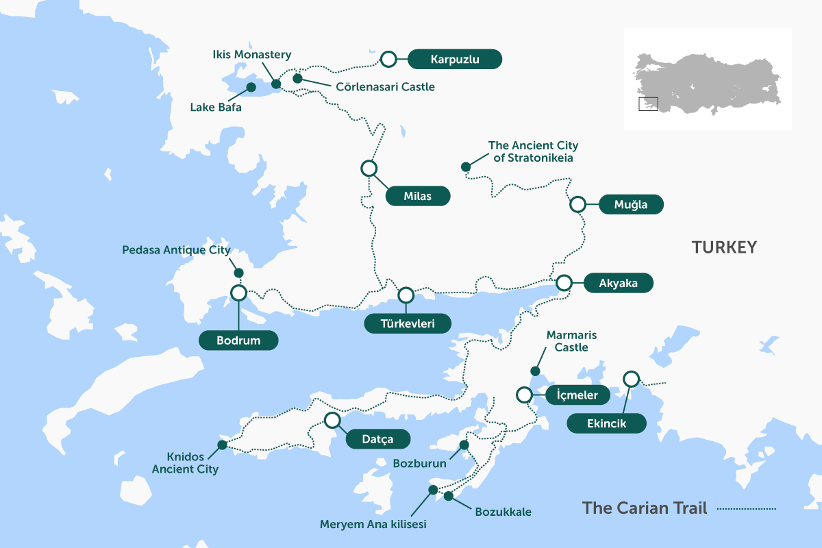 Walking the Carian Trail in Turkey
