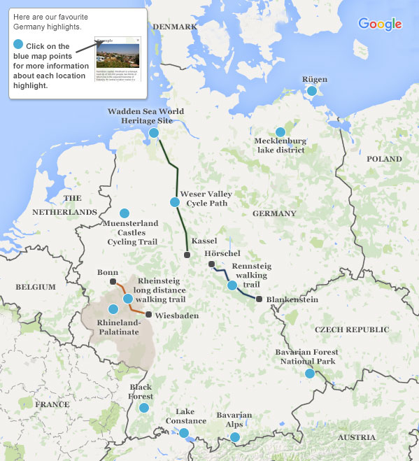 Places to visit in Germany. Germany highlights and best places to visit