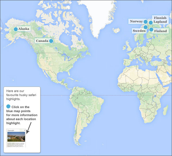 Where to go on a husky safari