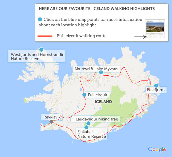 Iceland walking highlights. Helping Dreamers Do