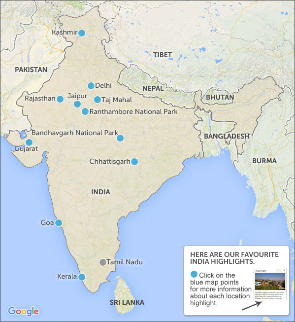 Where to go in India. India highlights and best places to go