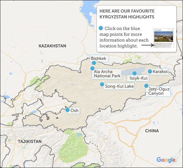 Kyrgyzstan travel guide. Helping Dreamers Do.
