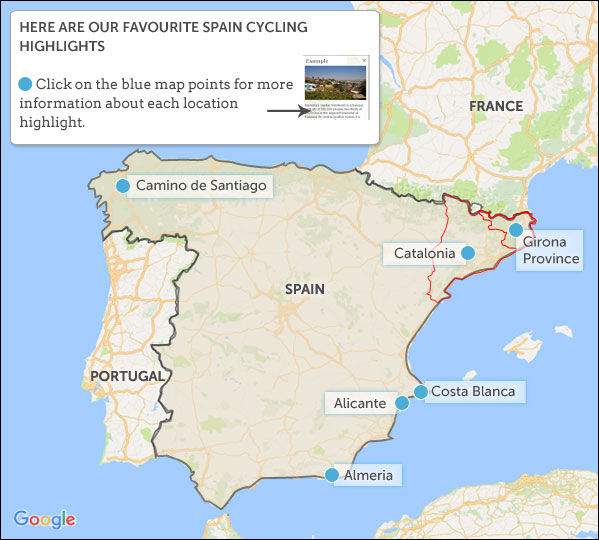 Spain cycling highlights. Helping Dreamers Do.