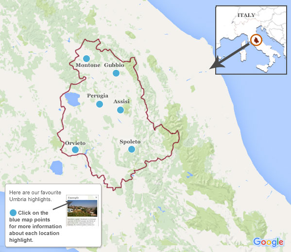 Umbria travel guide. Helping Dreamers Do.