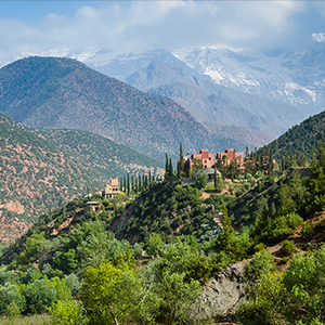 Atlas Mountains map & highlights