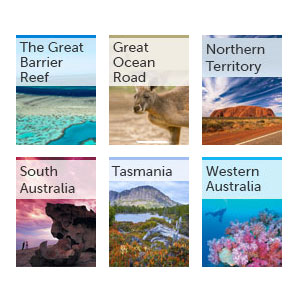 Australia map & itineraries