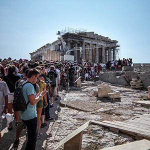 How will climate change affect holidays in Greece?