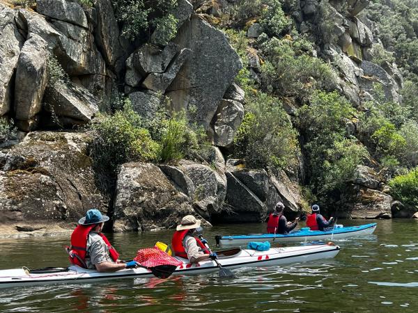 Kayak under the Douro cliffs | Responsible Travel