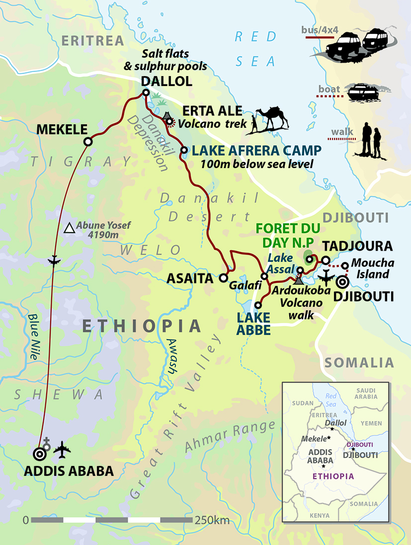 Ethiopia tour, Danakil Depression. Helping Dreamers Do