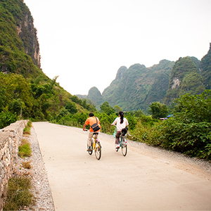 Cycling routes in China