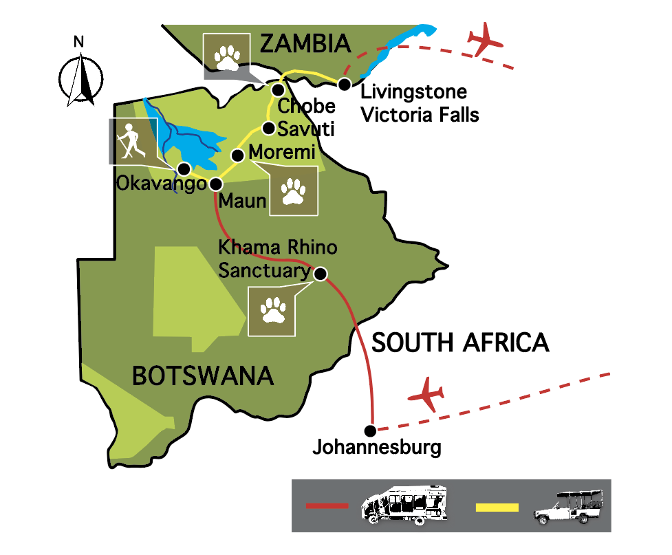 Botswana camping safaris | Responsible Travel
