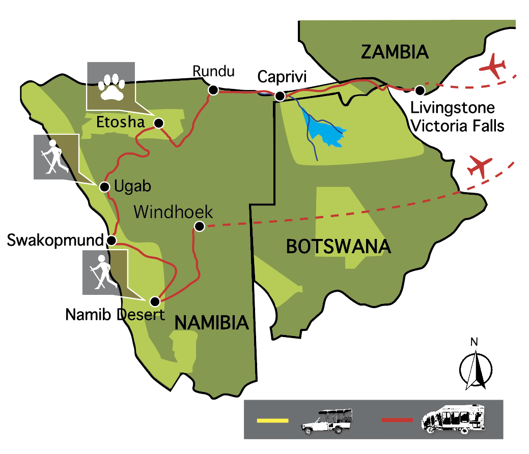 Namibia Desert & Caprivi small group lodge safari | Responsible Travel