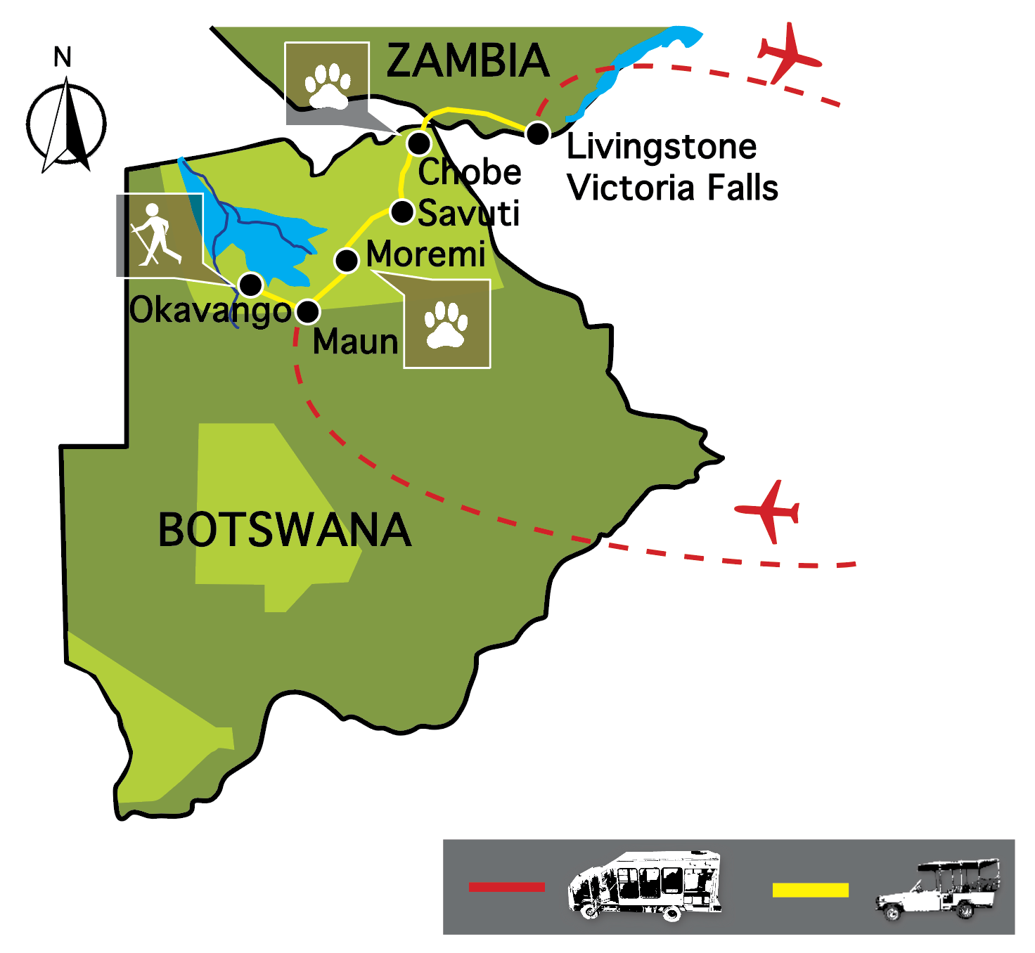 Botswana safari and wild camping | Responsible Travel