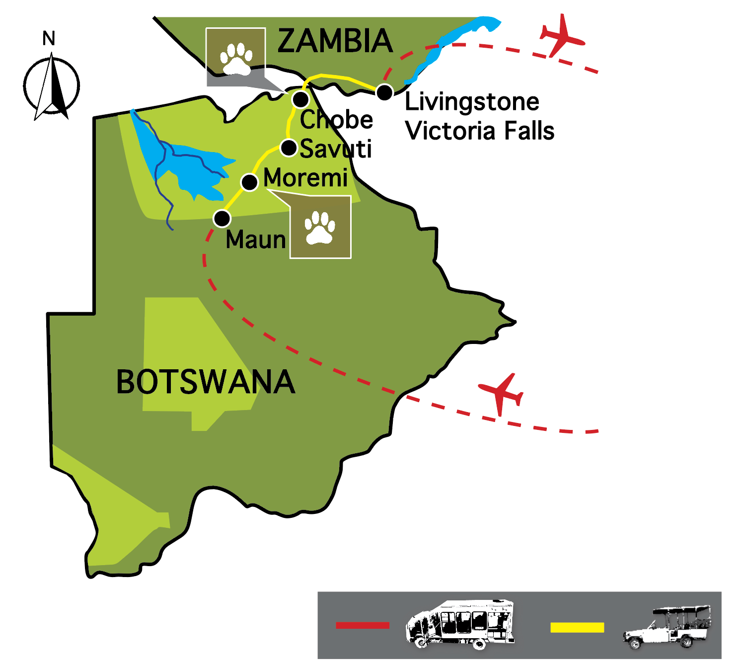 Botswana National Parks safari holiday | Responsible Travel
