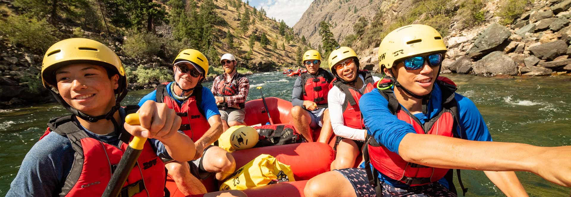 White water rafting in America